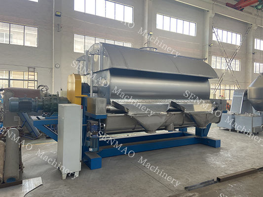 Large Evaporation Rotary Drum Scraper Dryer 15kw Material Drying Equipment