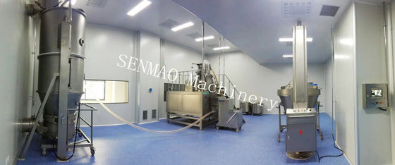 Mannitol High Speed Mixer Granulator Drying Line Guarantee Good Sealing