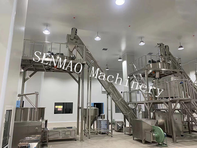 Enteric Coating Dry Powder Granulator 10kw Wet Granulation Equipment