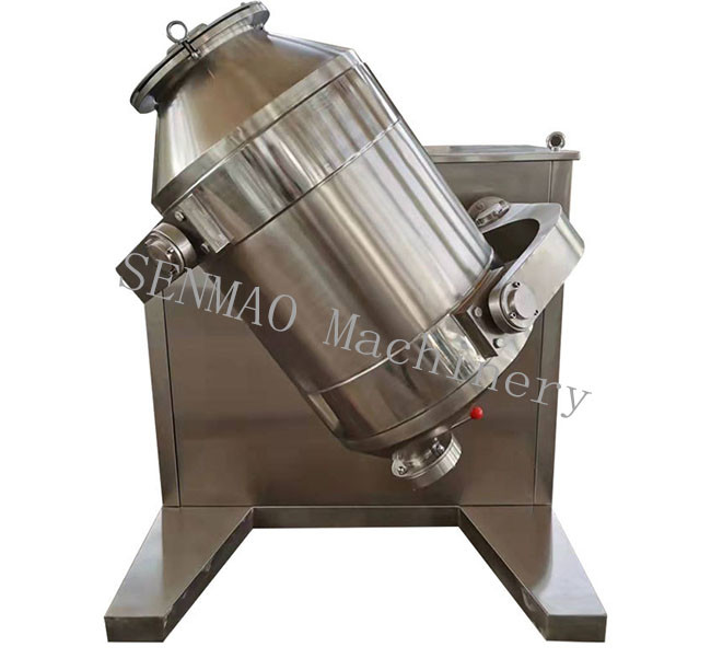 PTFE Food Dry Powder Mixing Machine Three Dimensional Movement Mixer