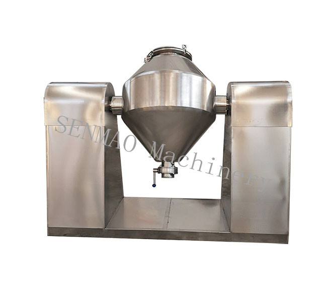Industrial Iron Oxide Double Cone Rotary Vacuum Dryer Chemical Raw ...