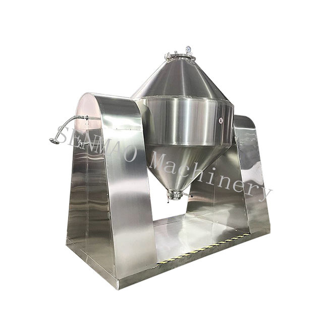 Double Cone Rotary Vacuum Dryer Enamel Lithium Battery Laboratory Iron ...