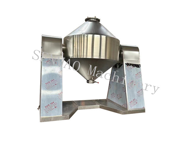 Industrial Iron Oxide Double Cone Rotary Vacuum Dryer Chemical Raw ...