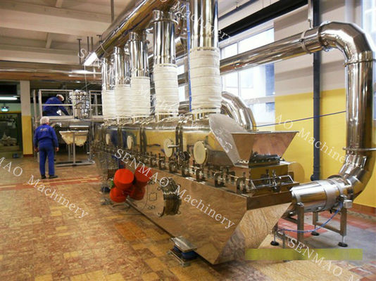 Chicken Essence Fluid Bed Dryer Machine Customized Vibratory Fluidized ...