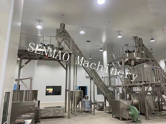 Instant Particle Powder Granulator Machine 15kw High Speed Mixer Granulator