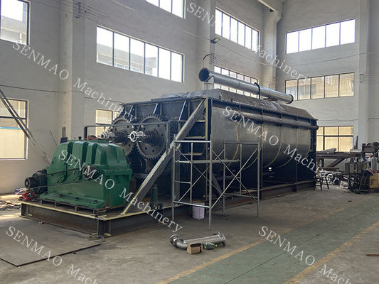 Double Helix Hollow Blade Dryer Phosphogypsum Rotary Sludge Dryer