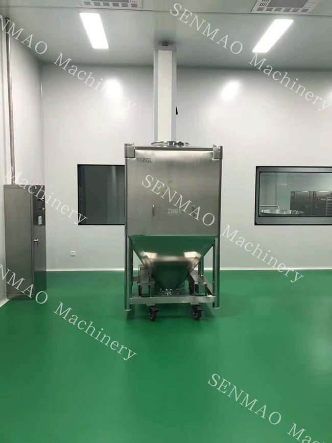 Automatic Industrial Mixing Machine Granular Drug Mixing Column Hopper ...