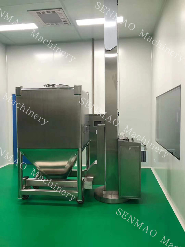 Automatic Industrial Mixing Machine Granular Drug Mixing Column Hopper ...